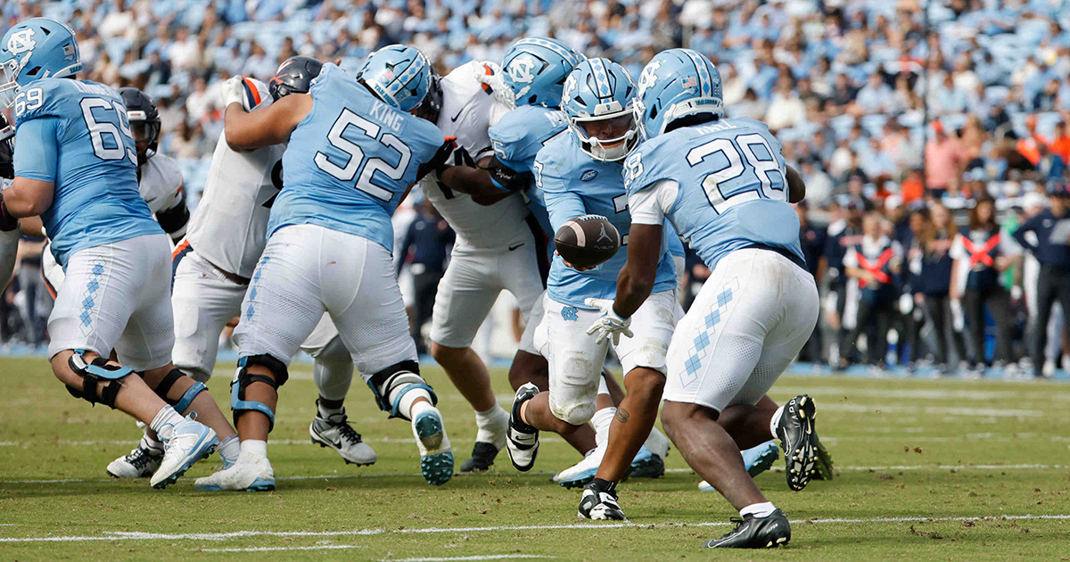 UNC's Snap Counts vs. Virginia - On3