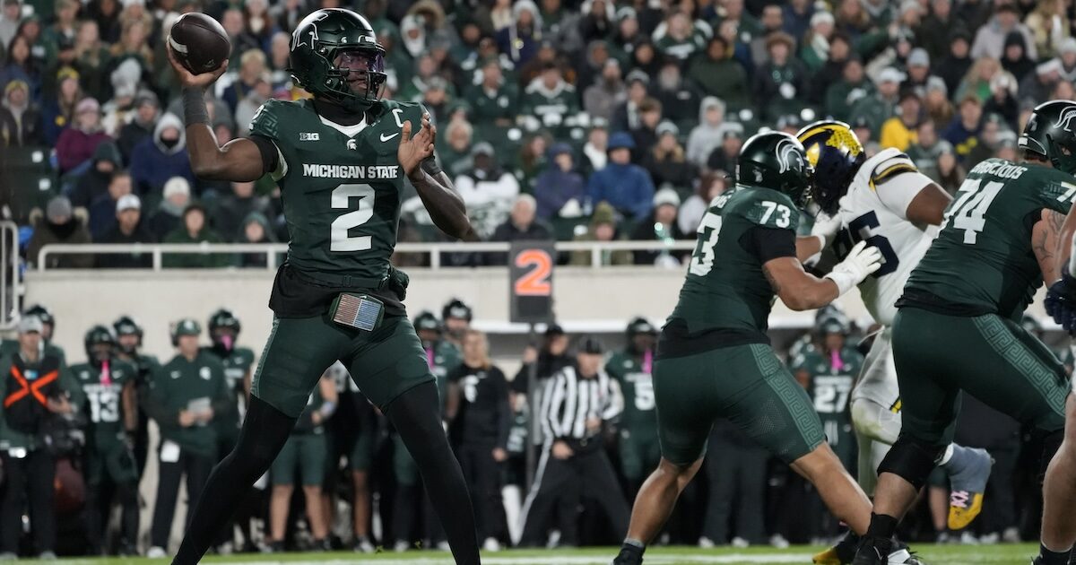 Michigan LB Jimmy Rolder helps shut down Aidan Chiles