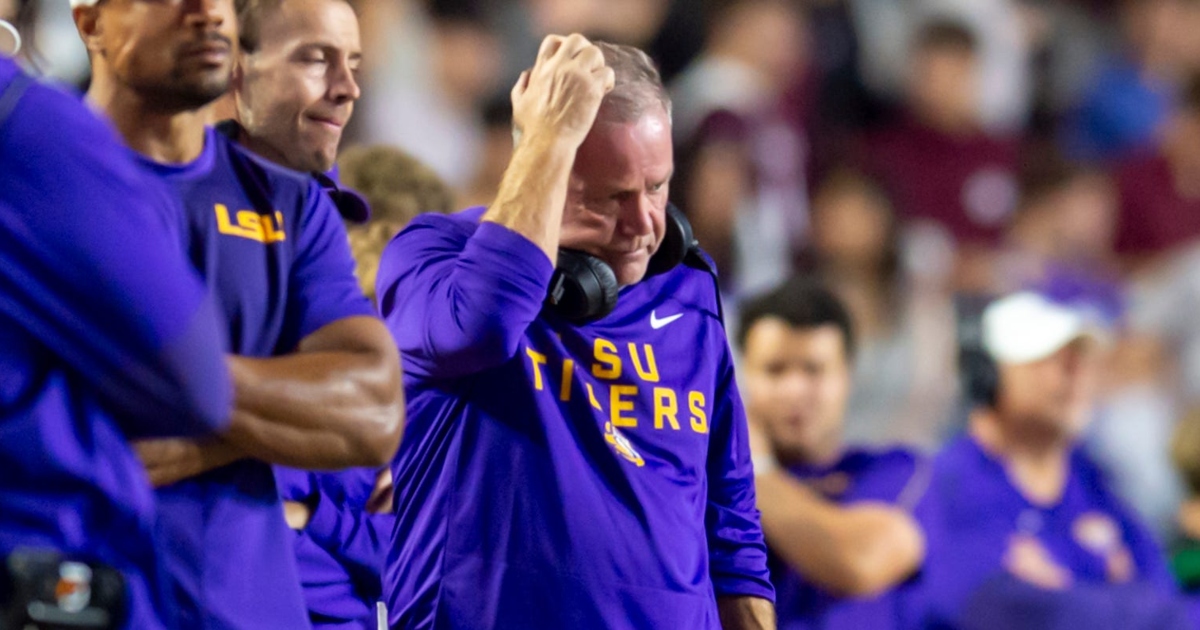 Brian Kelly responds to job pressure from fans, defends LSU players - On3