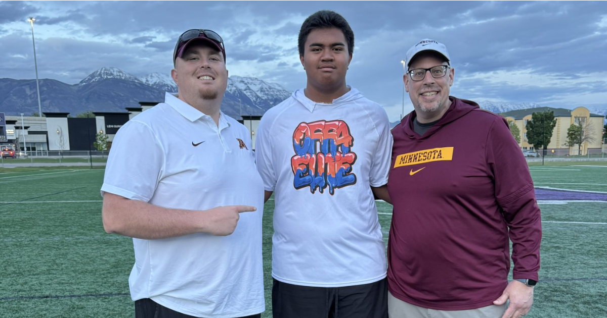 Three-star OL Mataalii Benjamin decommits from Minnesota - On3
