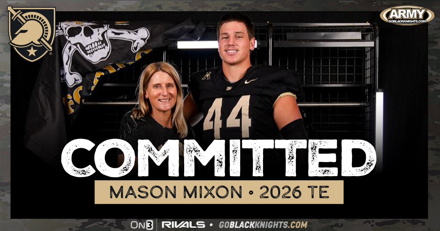 Army Black Knights pull down pledge from 2026 TE Mason Mixon - On3
