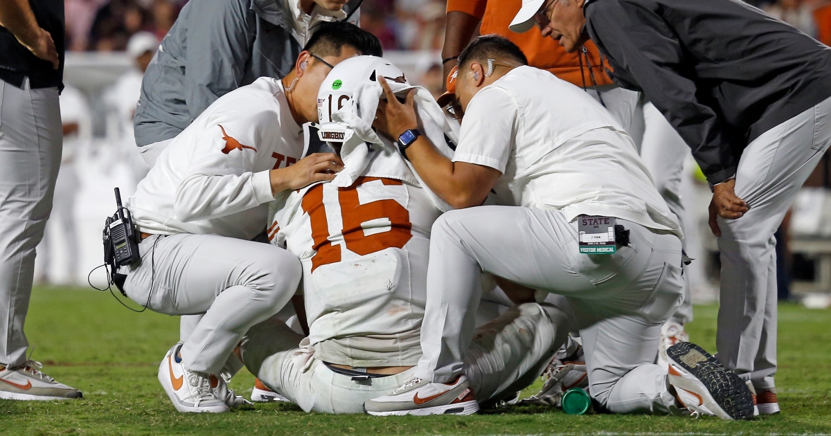 Steve Sarkisian addresses if Texas sent hit on Arch Manning into SEC ...