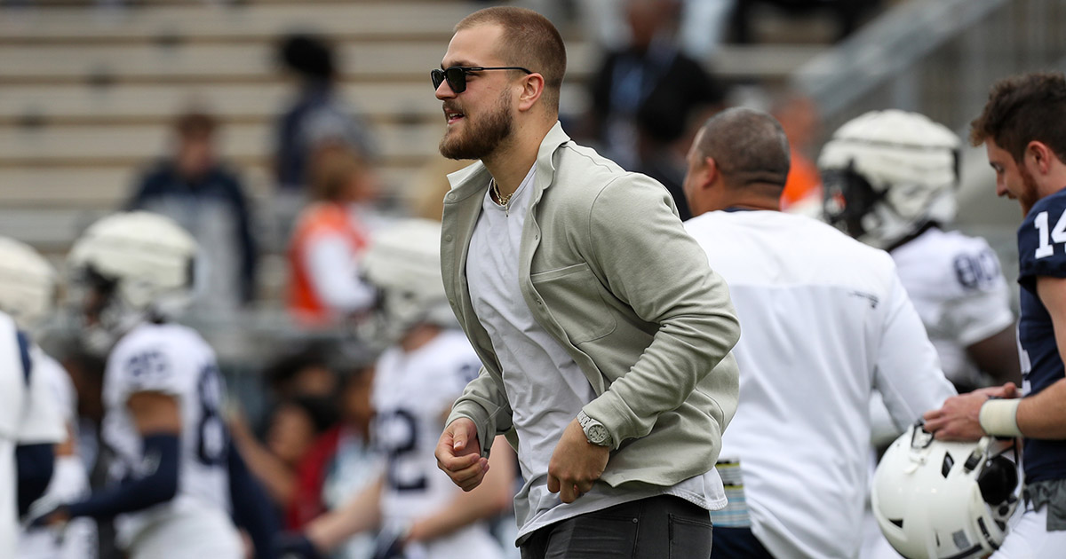 Penn State coaching search: Pat Freiermuth pitches Eli Drinkwitz to ...