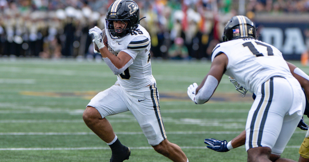 Purdue RB Devin Mockobee out for Michigan game - On3