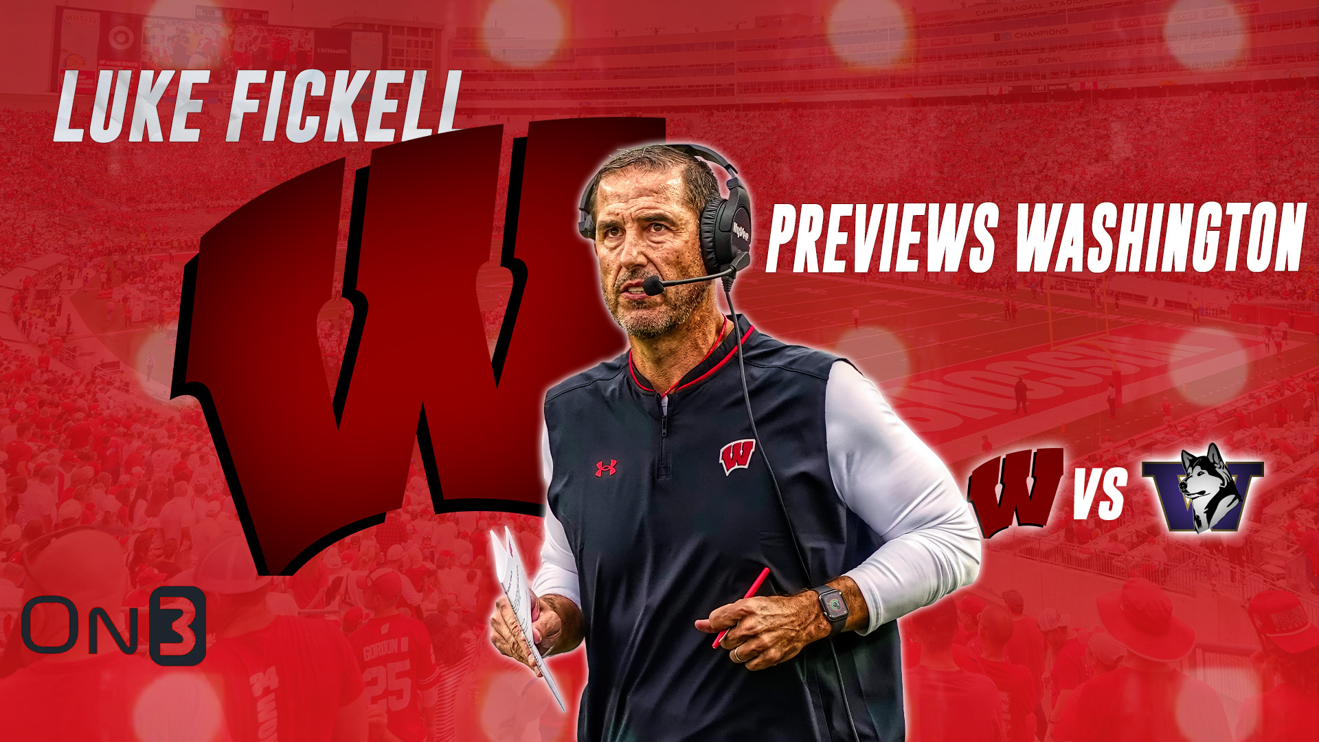 WATCH LIVE: Luke Fickell Previews Washington - On3