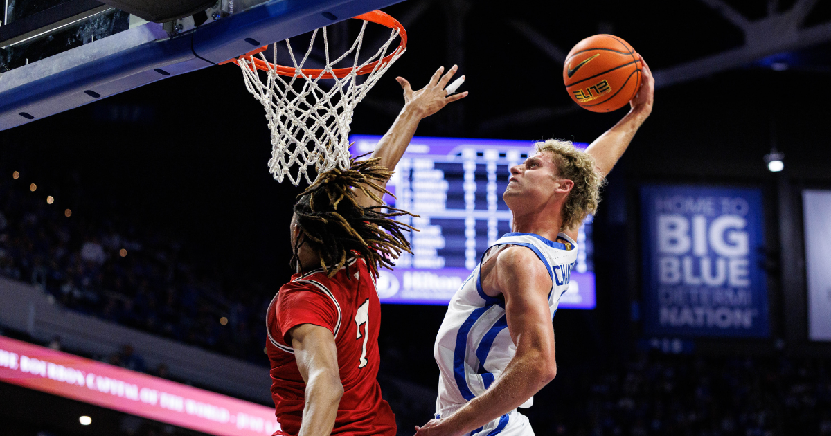 Kentucky vs. Nicholls highlights start and end with Collin Chandler's dunk