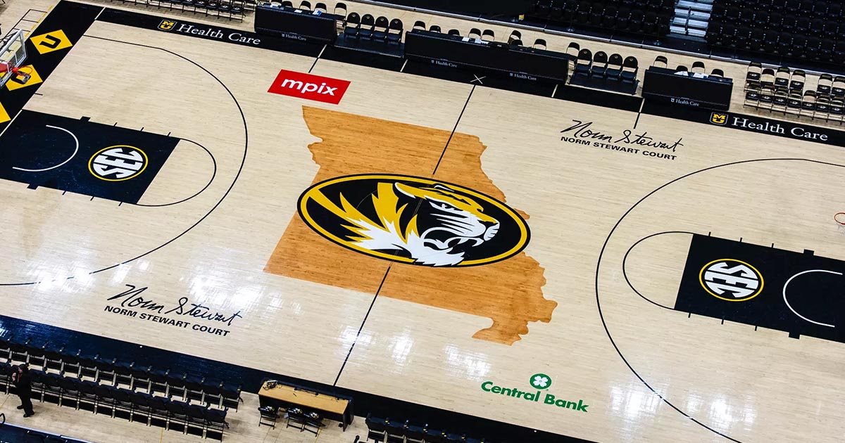 Missouri adds Central Bank, Mpix sponsorship logos to Mizzou Arena ...
