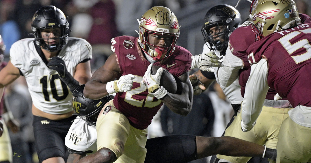 FSU RB Sam Singleton bursts onto scene, makes most of first start