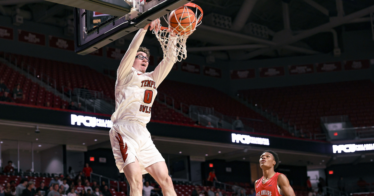 Gavin Griffiths' Temple debut starts in style - On3