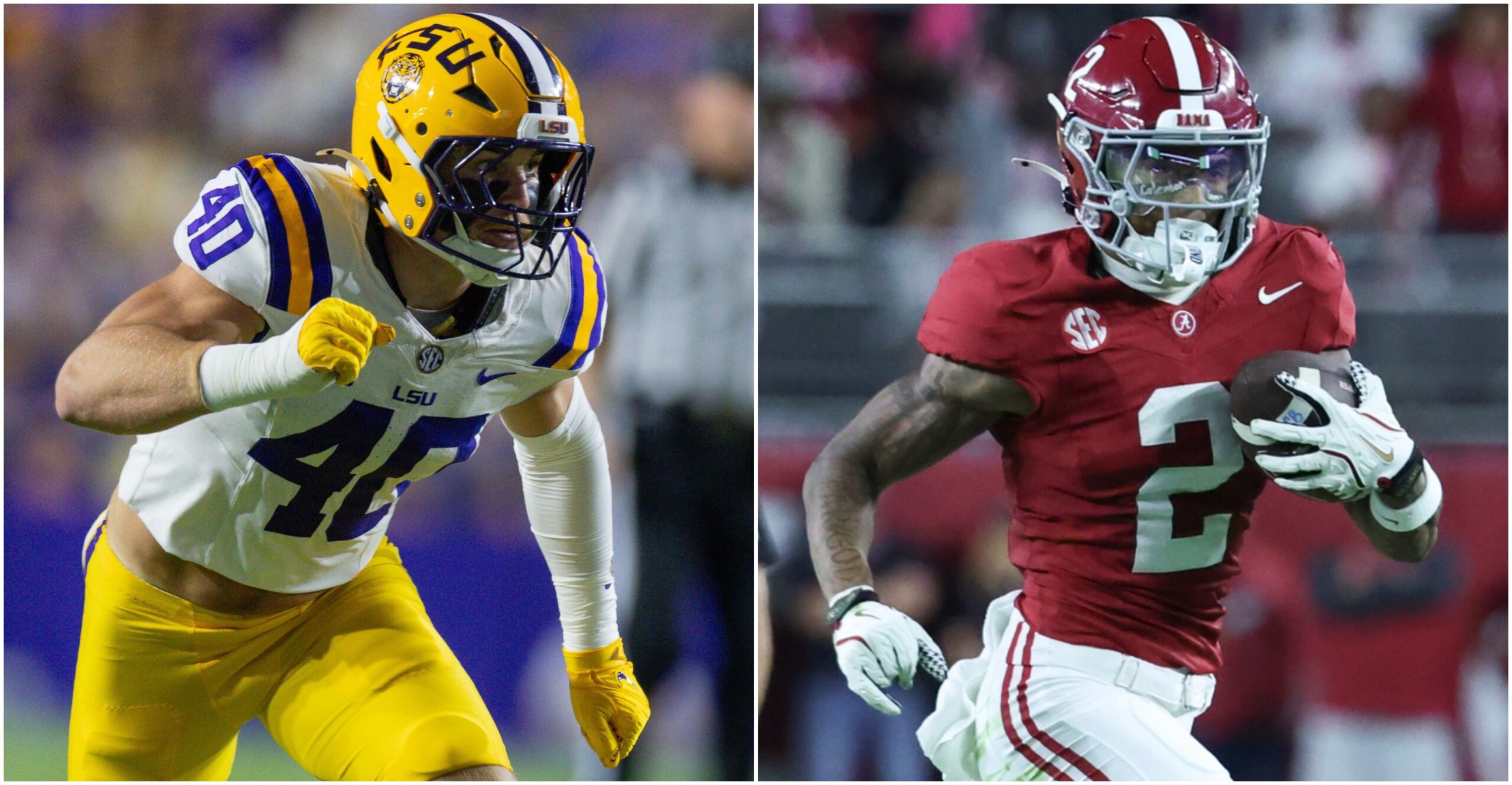 Whit Weeks, Ryan Williams injury update: LSU, Alabama stars' status ...
