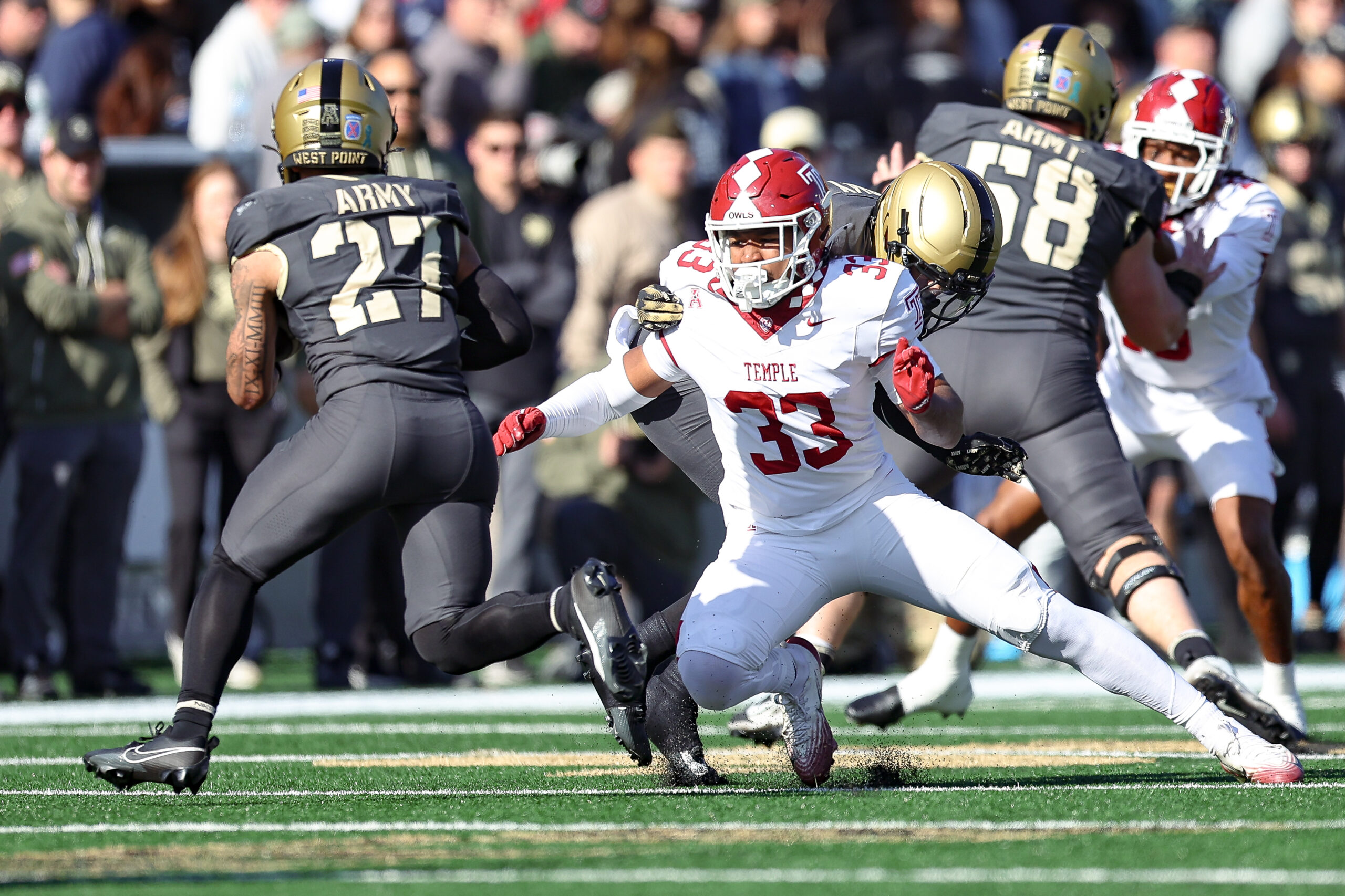 Army leaves Temple short on time in 14-13 win over the Owls - On3