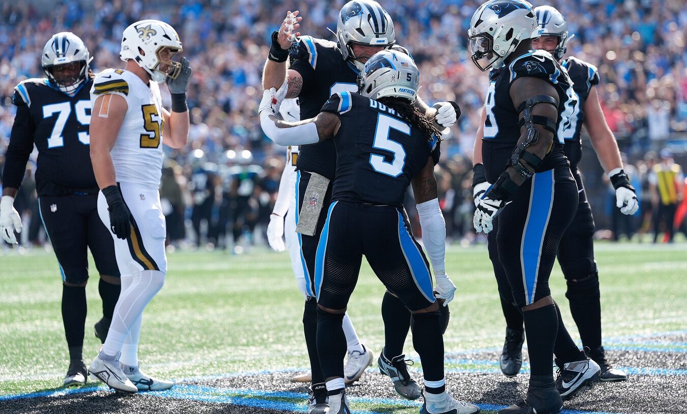 Panthers RB Rico Dowdle taunts NFL with fake 'Key & Peele' TD ...