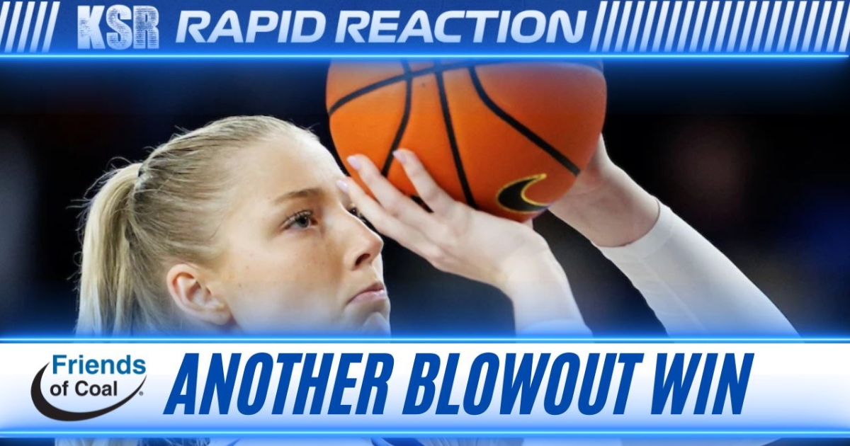WATCH: KSR's Rapid Reaction to Kentucky WBB's road win over Buffalo