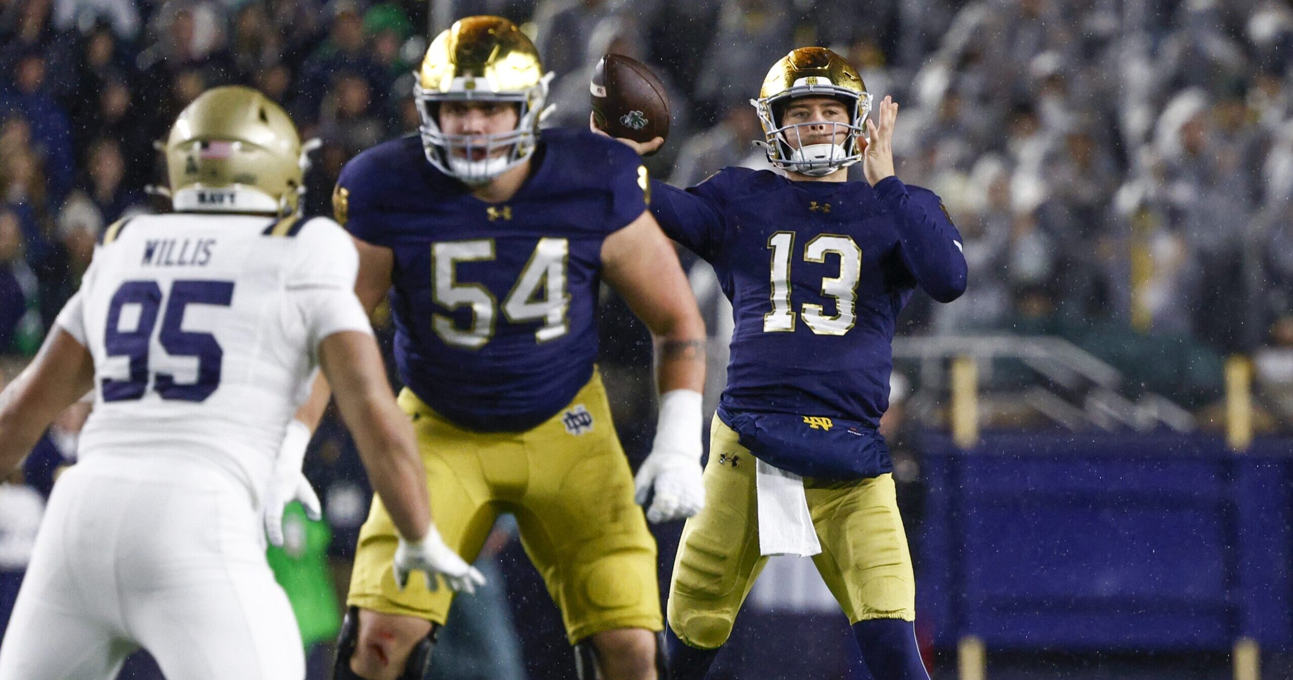 Notre Dame football post-transfer portal 2026 depth chart projection ...