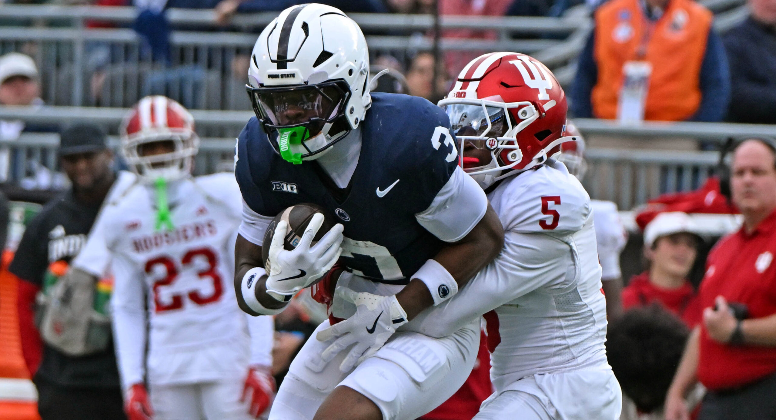 Penn State wide receiver Koby Howard is returning to the Lions in 2026 ...