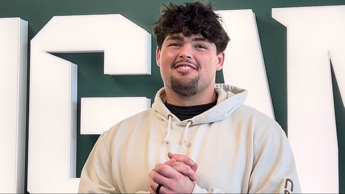 Fatherhood is agreeing with Michigan State DT Grady Kelly