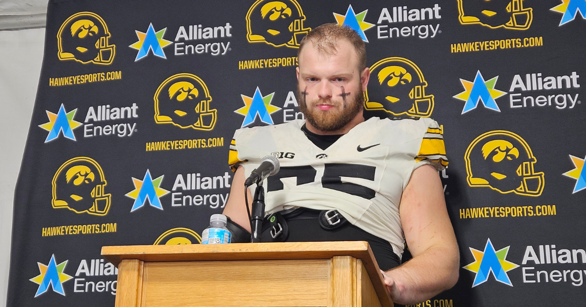 Logan Jones talks losing three linemen during loss to USC