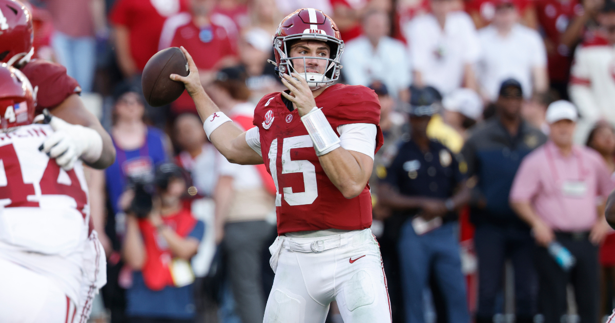 Ryan Grubb shares message to Ty Simpson after fifth lost fumble