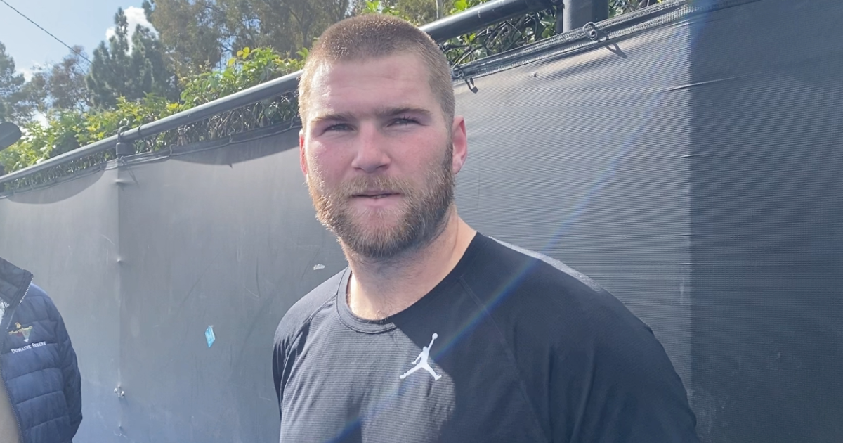 WATCH: UCLA TE Jack Pedersen looks ahead to 2025 home finale at Rose ...