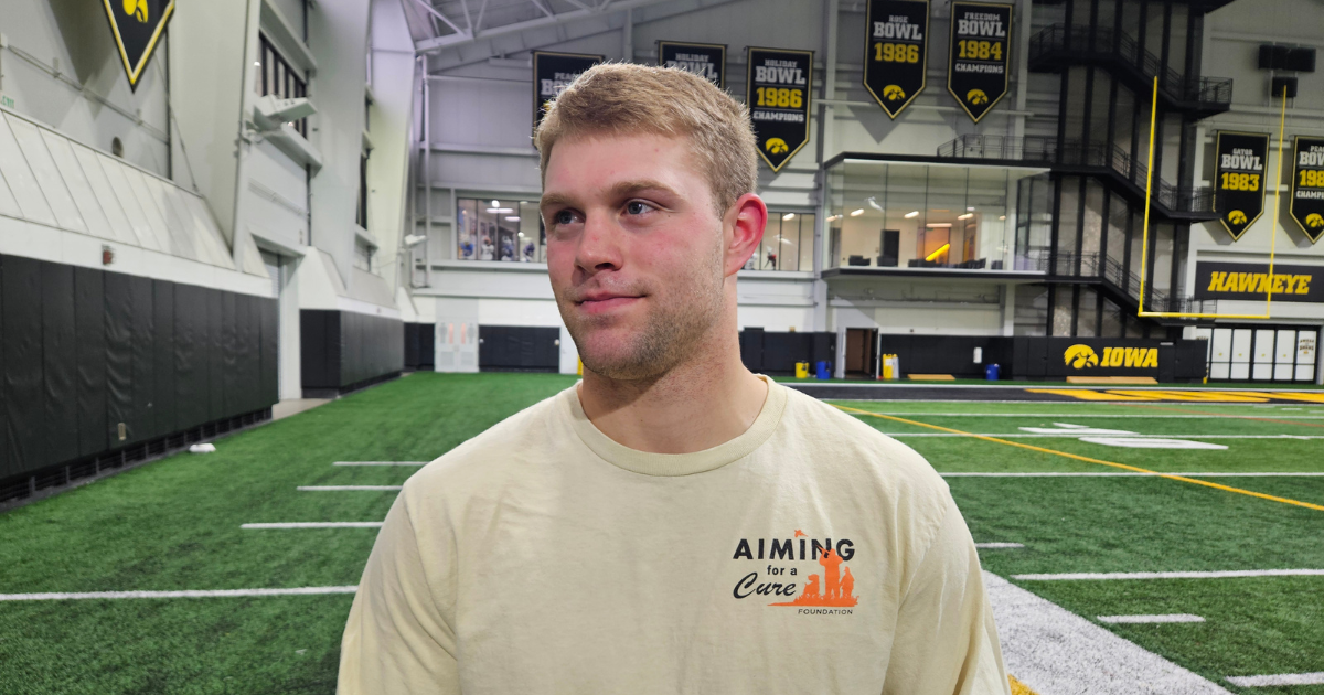 Kaden Wetjen wrapping up Iowa home career