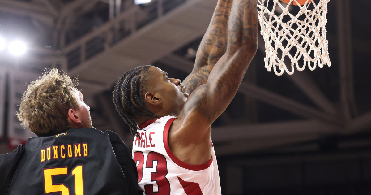 Nick Pringle’s go-ahead bucket lifts Hogs over Eagles - On3