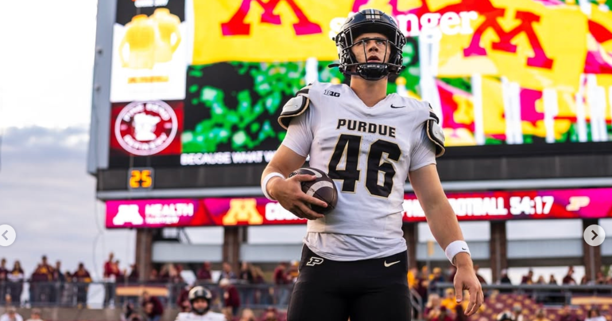Welcome to the upside down/backwards world of Purdue long-snapper Luke ...