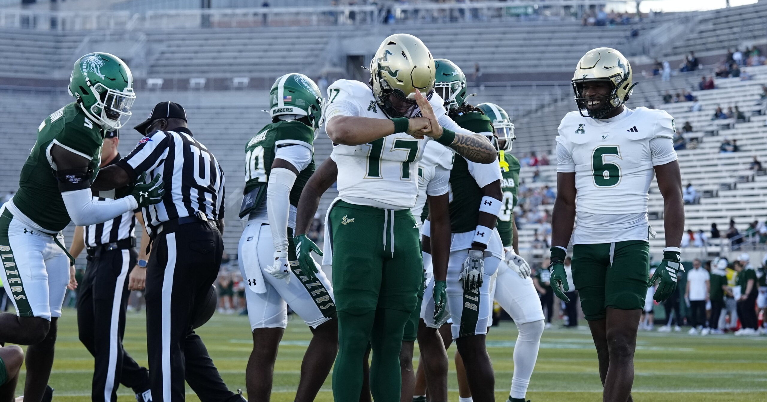 USF rolls past UAB 48–18 as Bulls hit eight-win mark for first time ...
