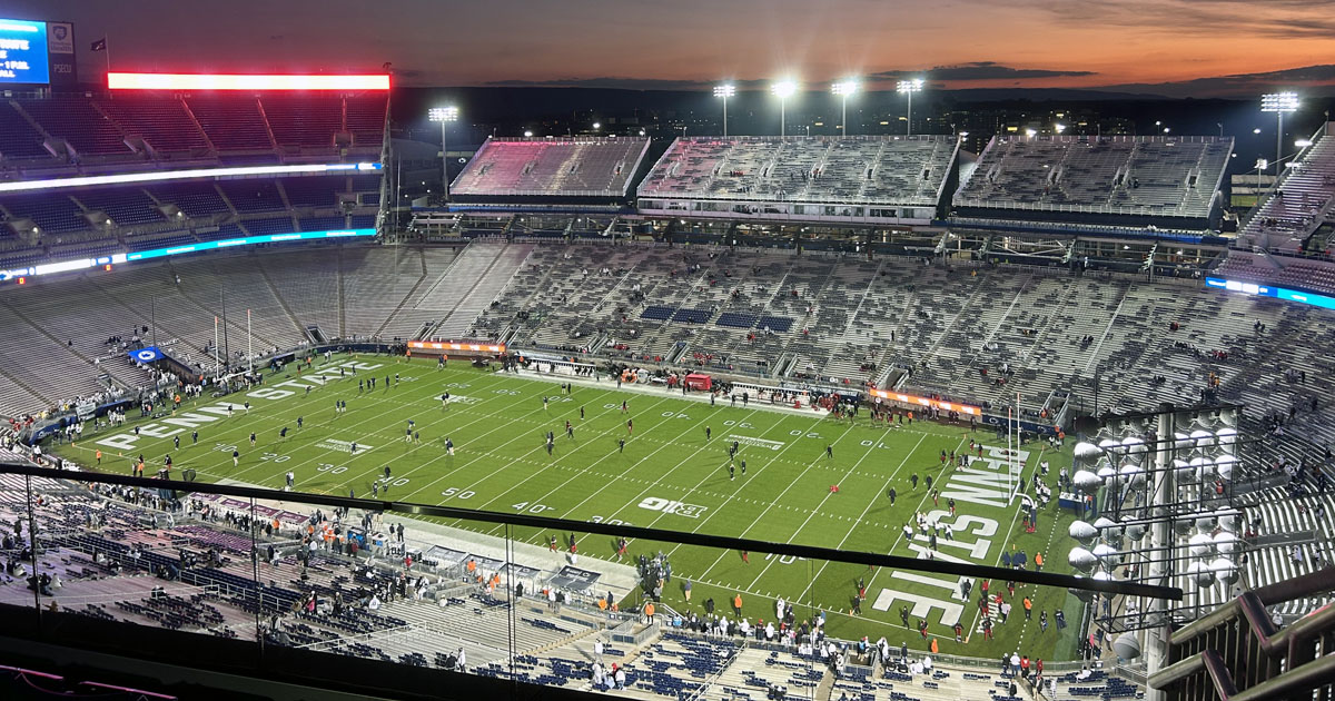 Penn State football is done at Beaver Stadium this season; what happens ...