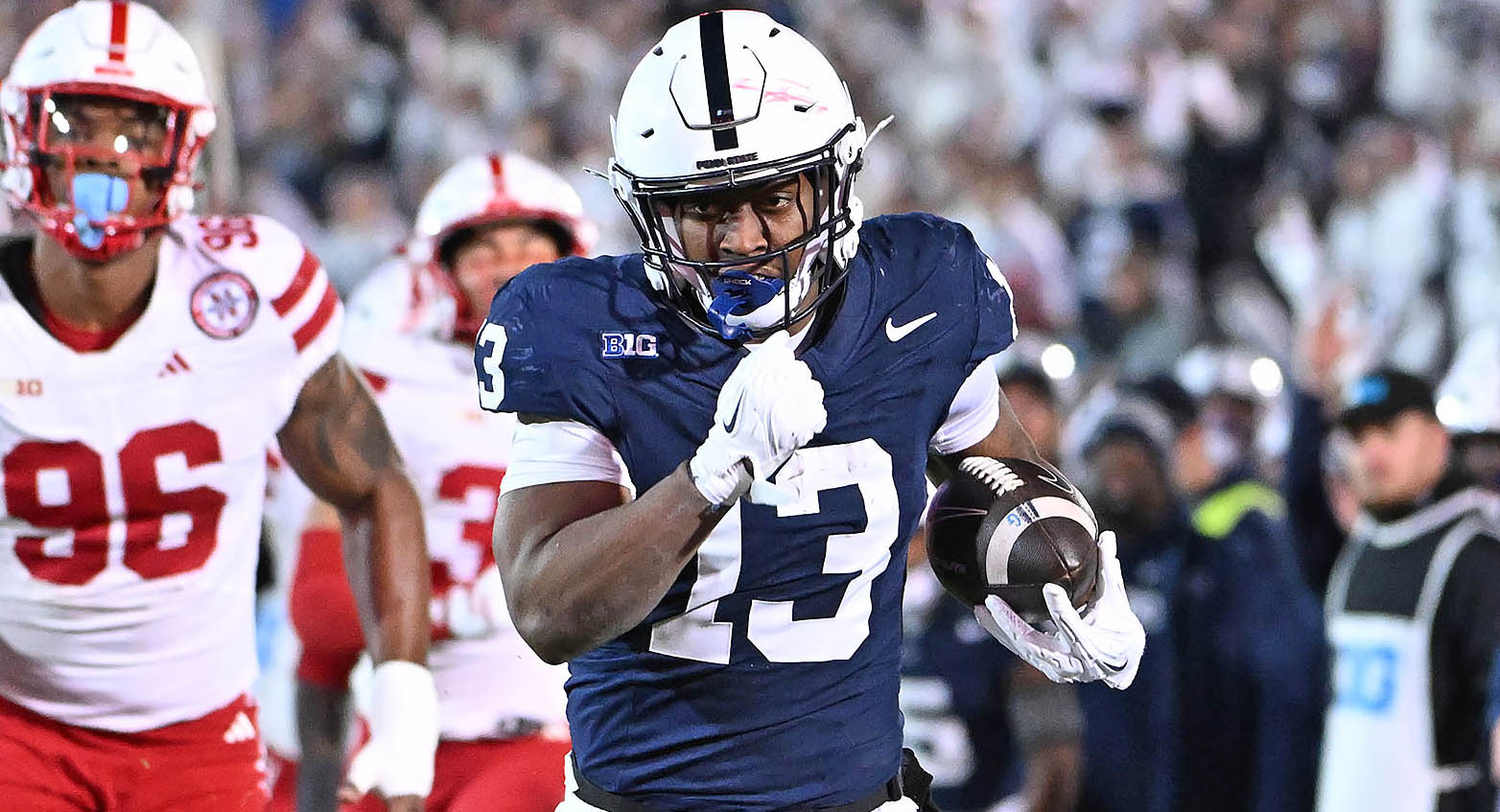 Penn State running back Kaytron Allen named co-Big Ten, solo Shrine Bowl offensive player of the ...