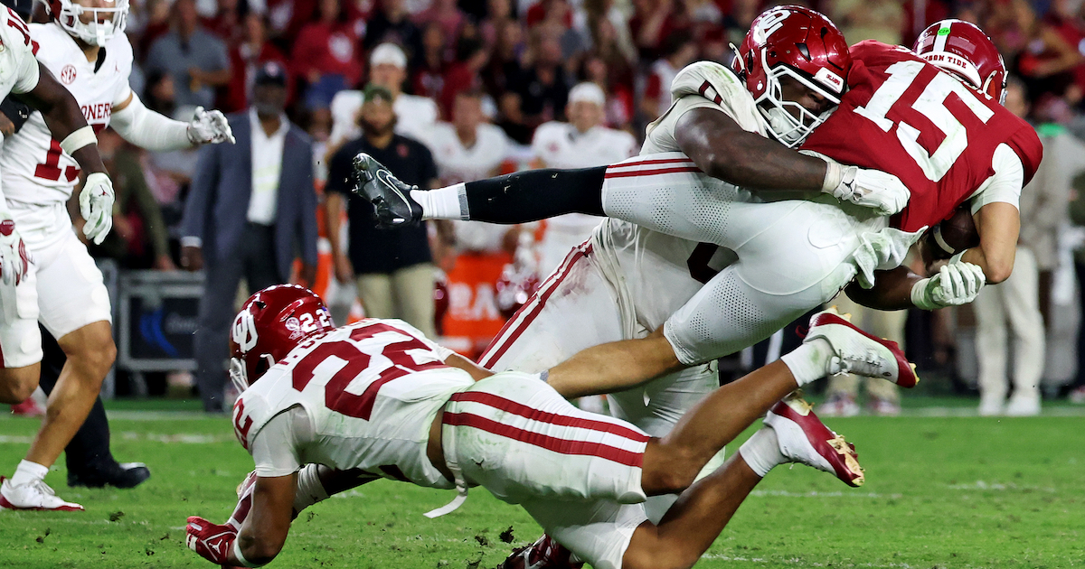 Alabama at Oklahoma odds: Opening point spread released for first-round ...