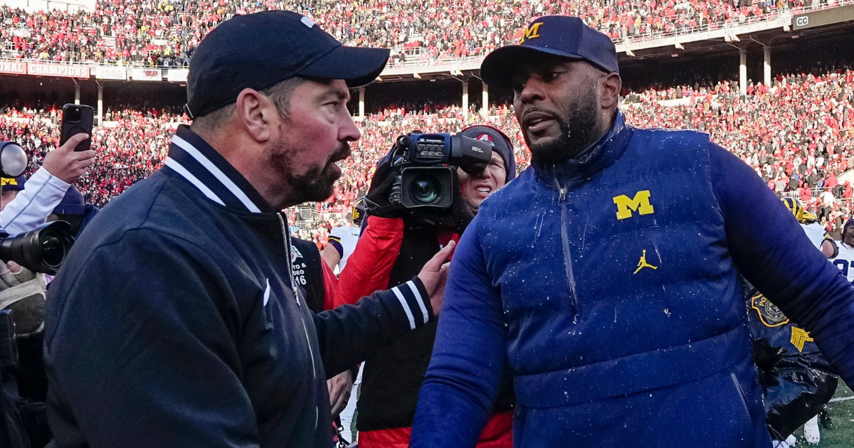 Sherrone Moore calls 'The Game', Michigan vs. Ohio State the best ...