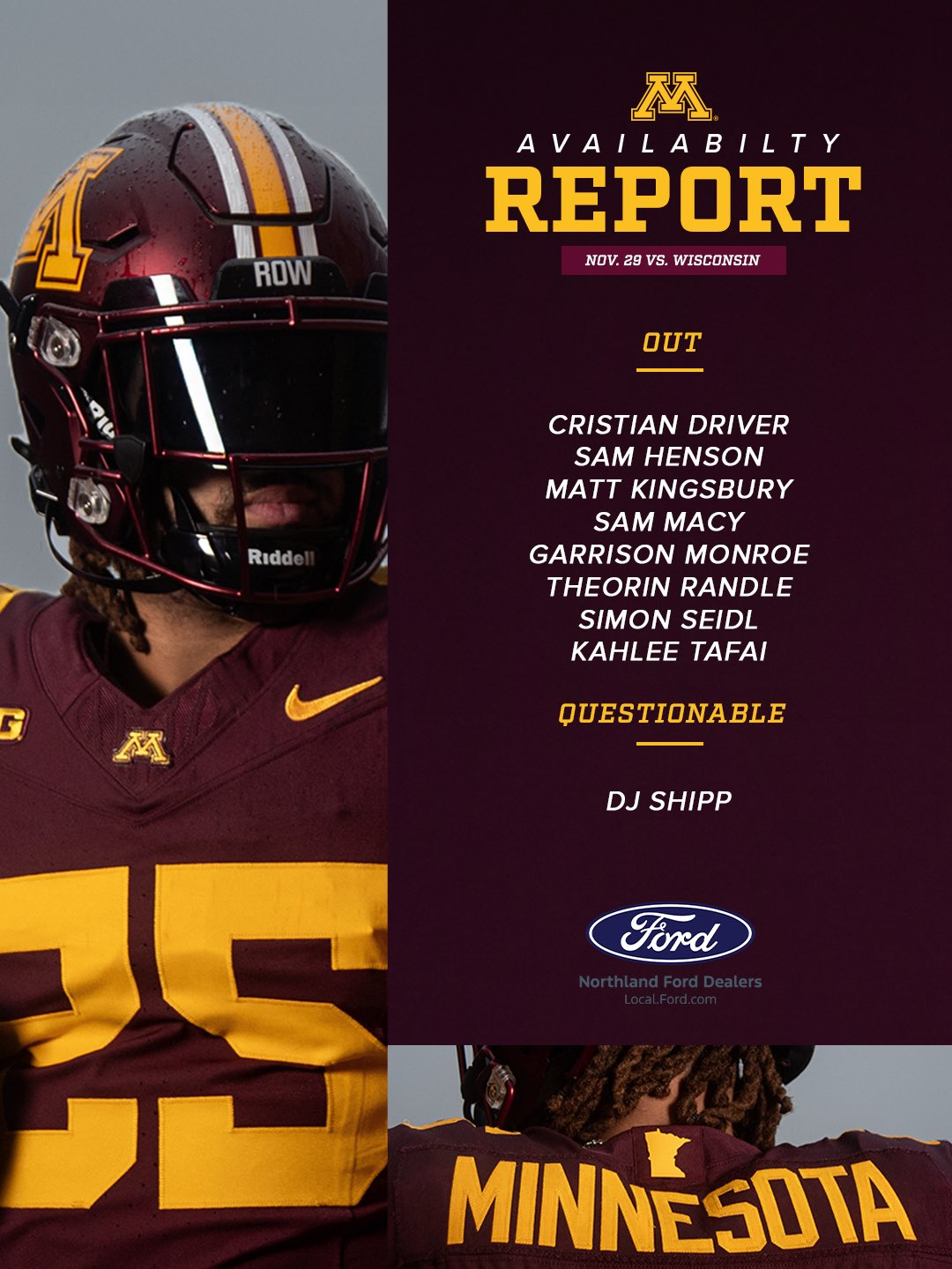 Minnesota Football vs Wisconsin: Live Updates, scores, and more