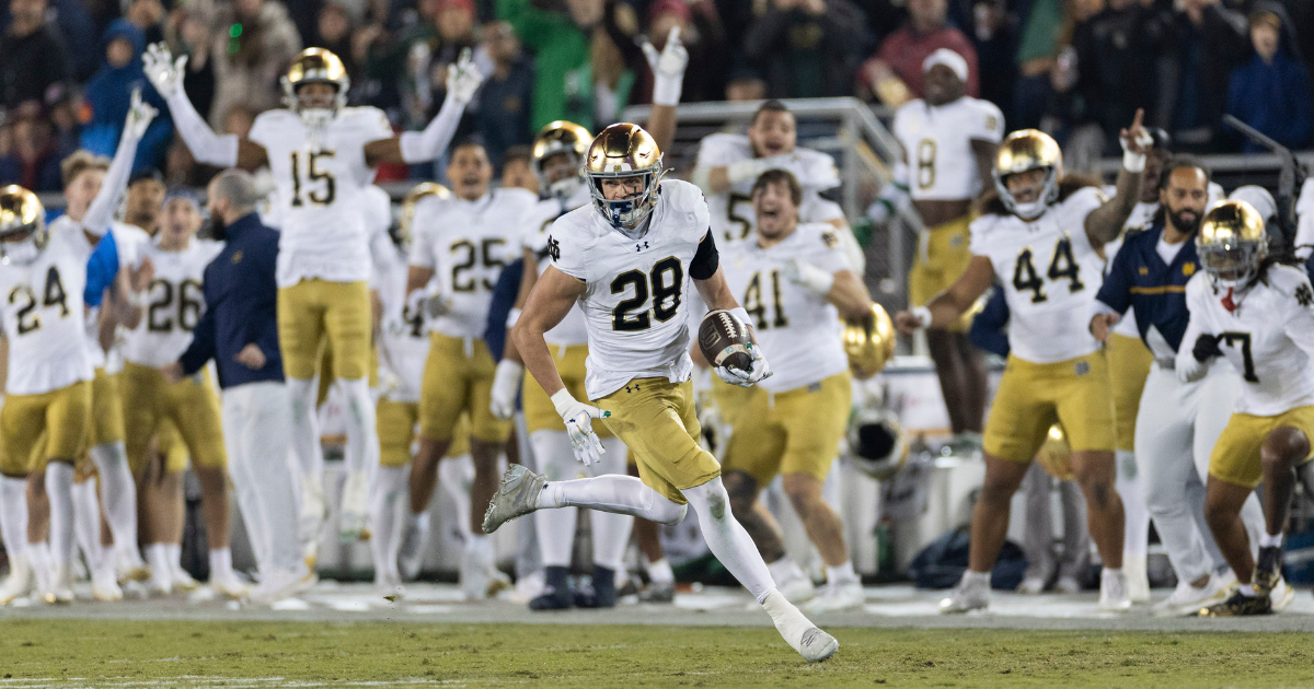 How Notre Dame crafted, executed 84-yard fake punt touchdown