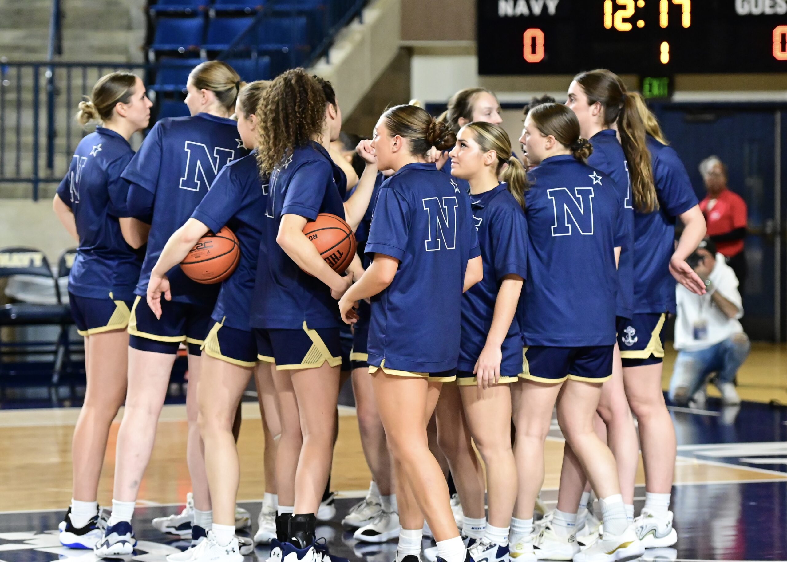 Navy WBB vs Duquesne - Pregame Warmup Photos - On3
