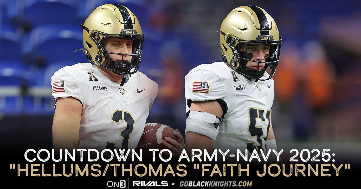 Countdown To Army-Navy 2025: Hellums/Thomas "Faith Journey" as they ...