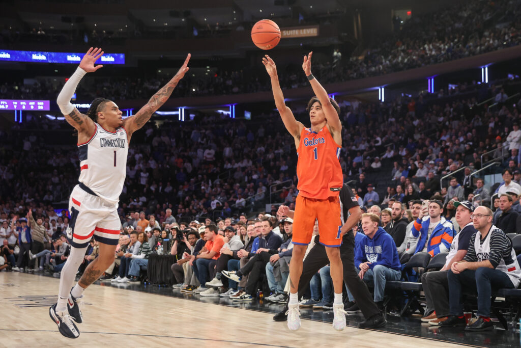 Revenge-minded UConn holds off Florida 77-73 at Jimmy V Classic