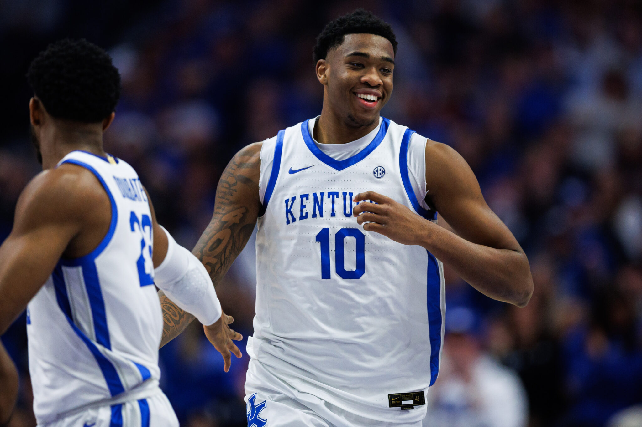 Everyone is proud of Brandon Garrison, especially Mark Pope