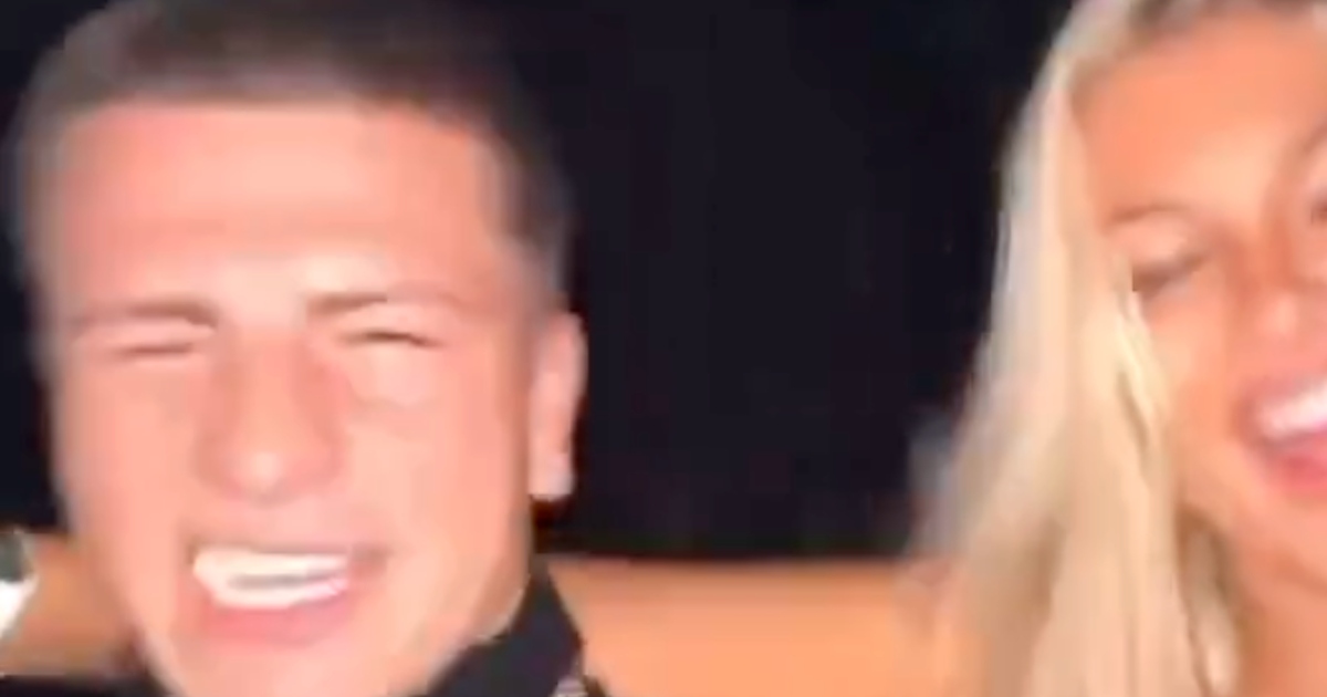 Diego Pavia throws up middle finger at club next to 'F**k Indiana' sign ...