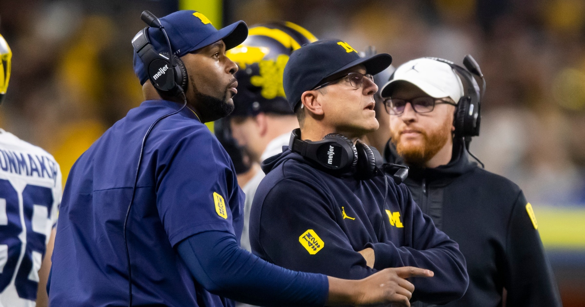 Jim Harbaugh reveals he has texted Sherrone Moore since arrest, not involved in Michigan ...