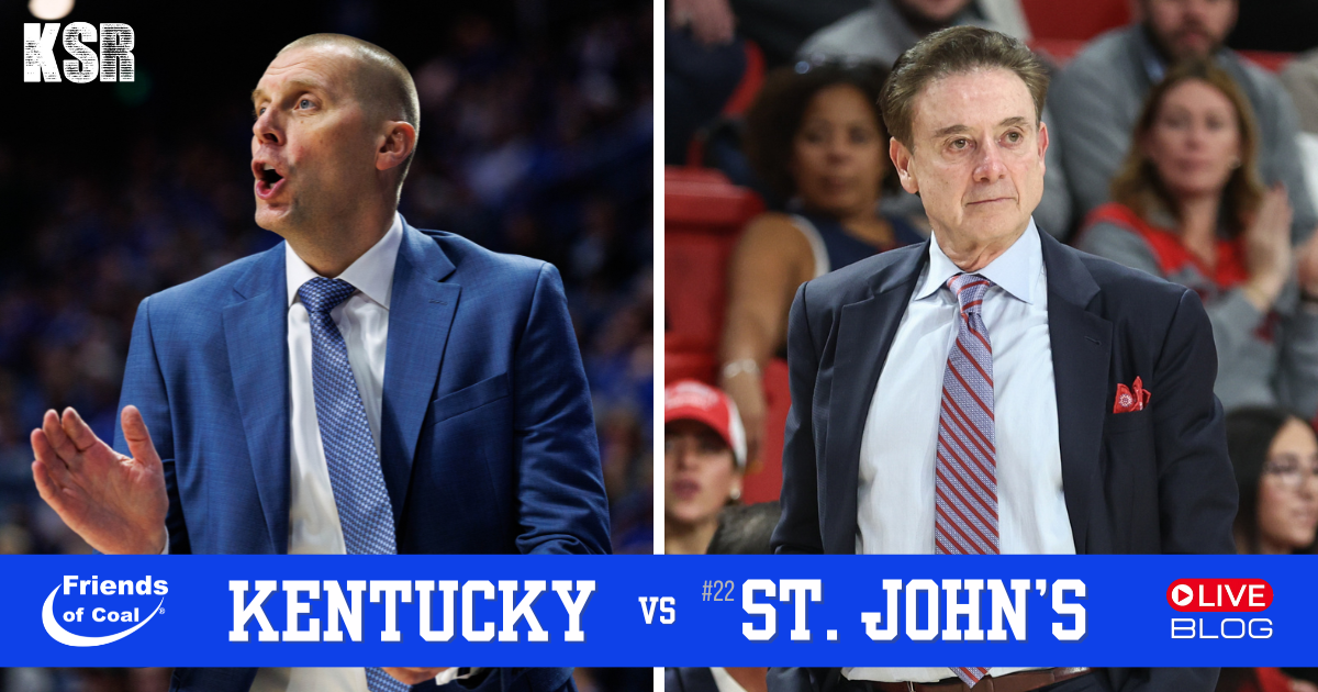 KSR LIVE BLOG: Kentucky vs. St. John's