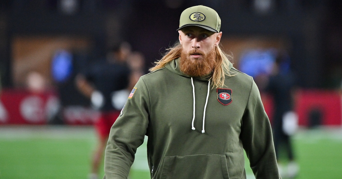 George Kittle puts blame on Lucas Oil Stadium turf, hip-drop tackle for ...