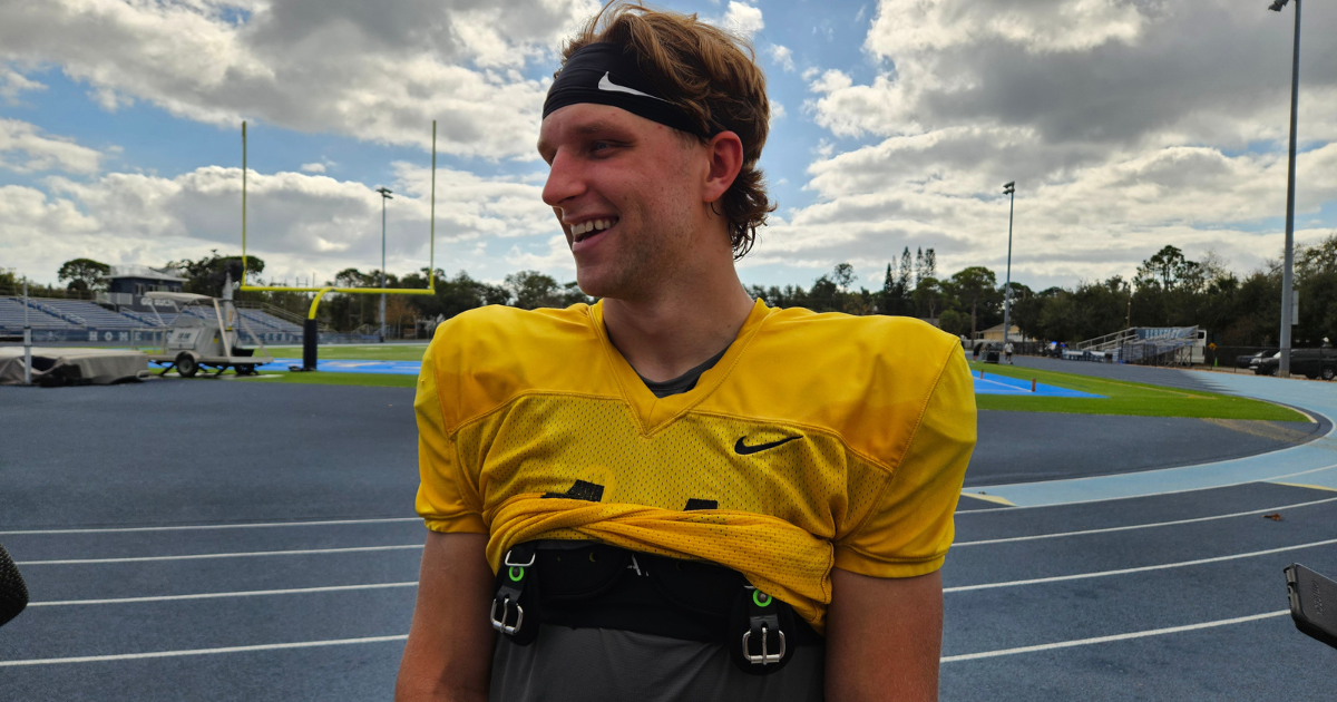 Mark Gronowski prepares for Vanderbilt