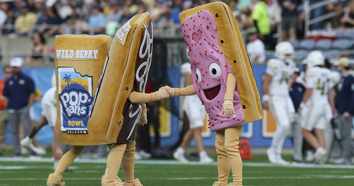 Pop-Tarts Bowl: BYU celebrates with edible mascots after victory over ...