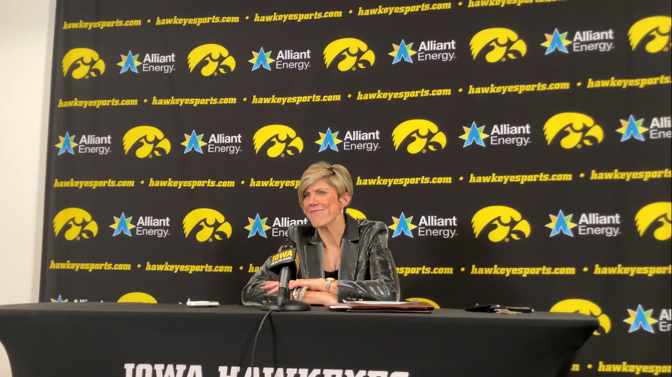 WATCH: Jan Jensen, Hawkeyes talk win over Penn State