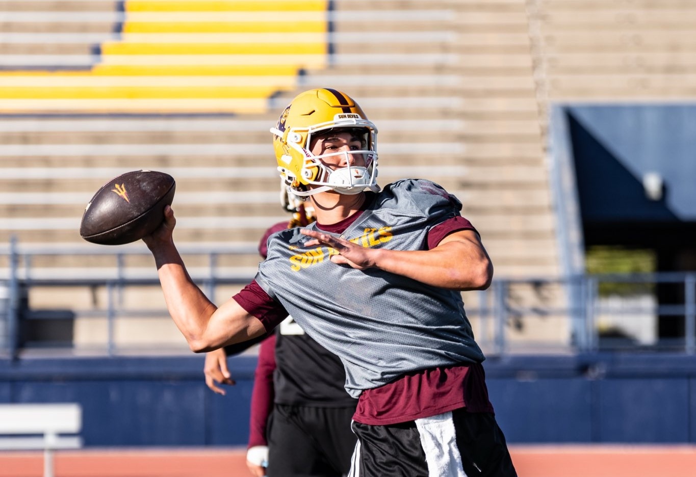 Four-star QB Jake Fette gets his first taste of ASU practice in his ...