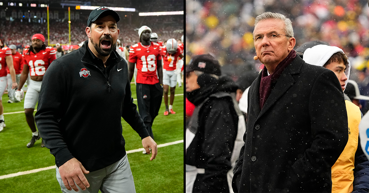 Urban Meyer reacts to Ryan Day taking over Ohio State play-calling for ...