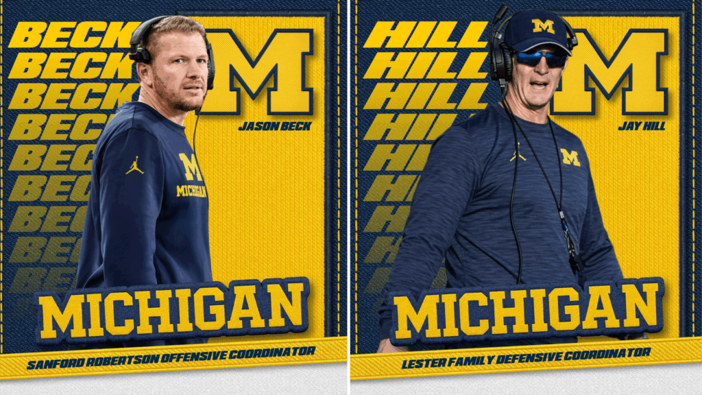 Michigan announces Jason Beck, Jay Hill as coordinators for Kyle ...