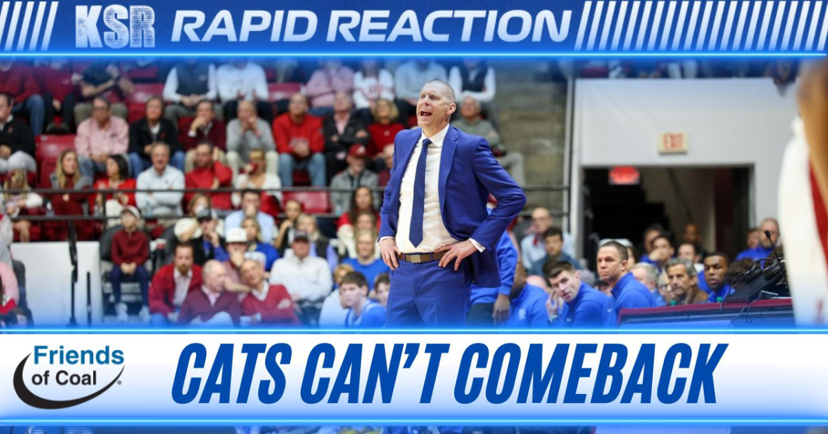 WATCH: KSR Rapidly Reacts to Kentucky's 89-74 loss vs. Alabama