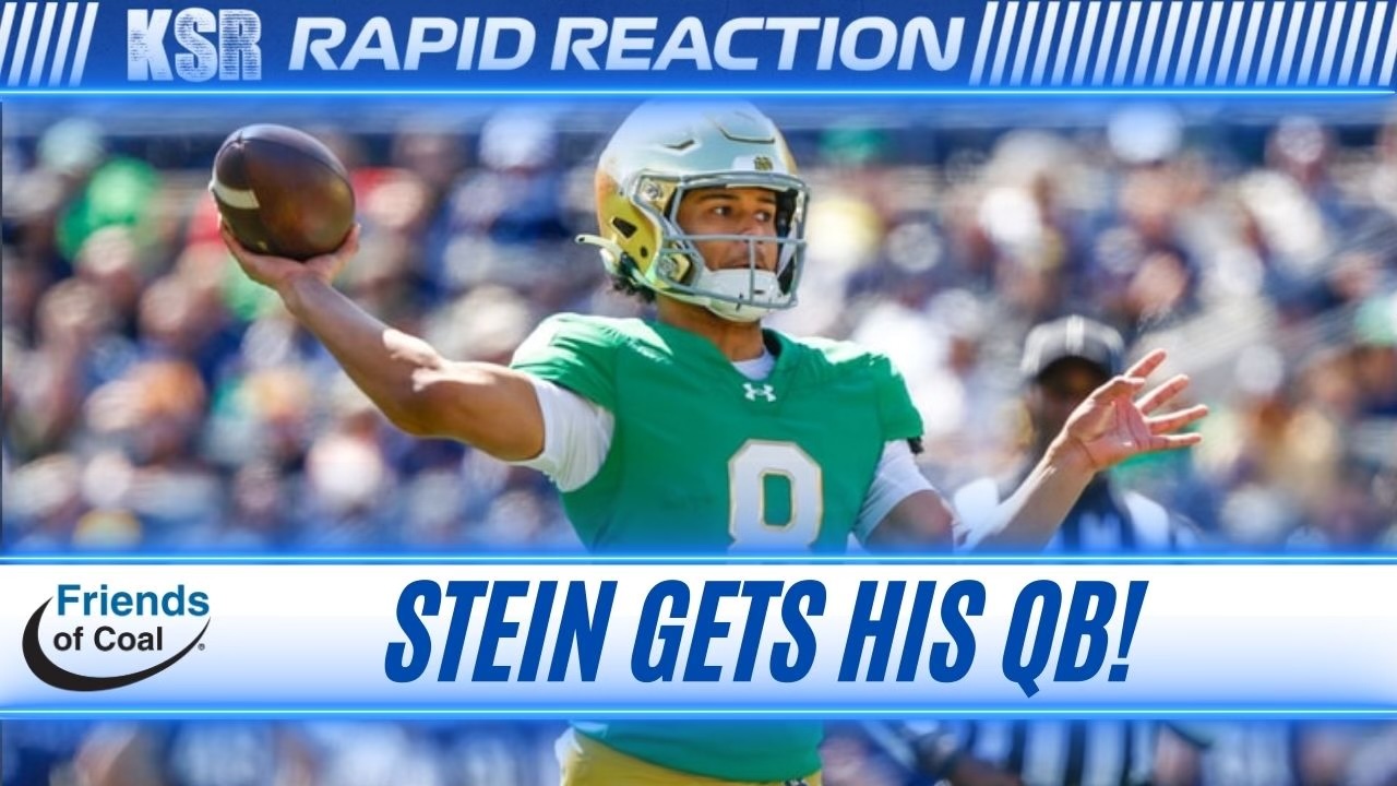 RAPID REACTION: Stein Finds his Quarterback, Kenny Minchey - On3