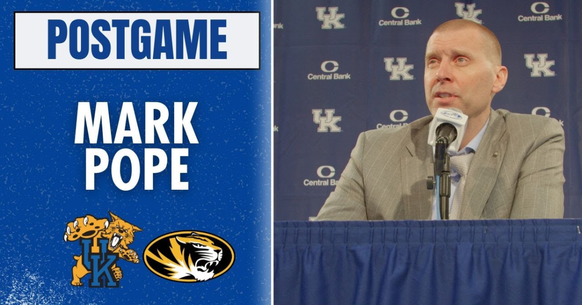 WATCH: Mark Pope breaks down Kentucky's loss to Missouri